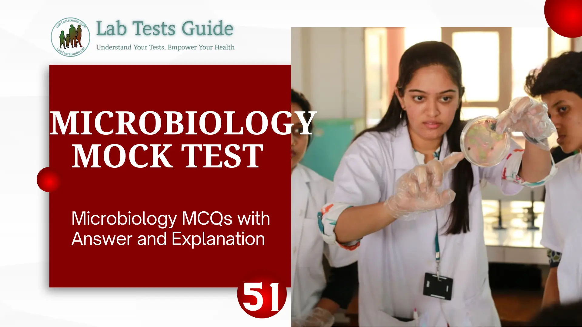 Microbiology MCQs Mock Test - Chapter 51 | Lab Tests Guide