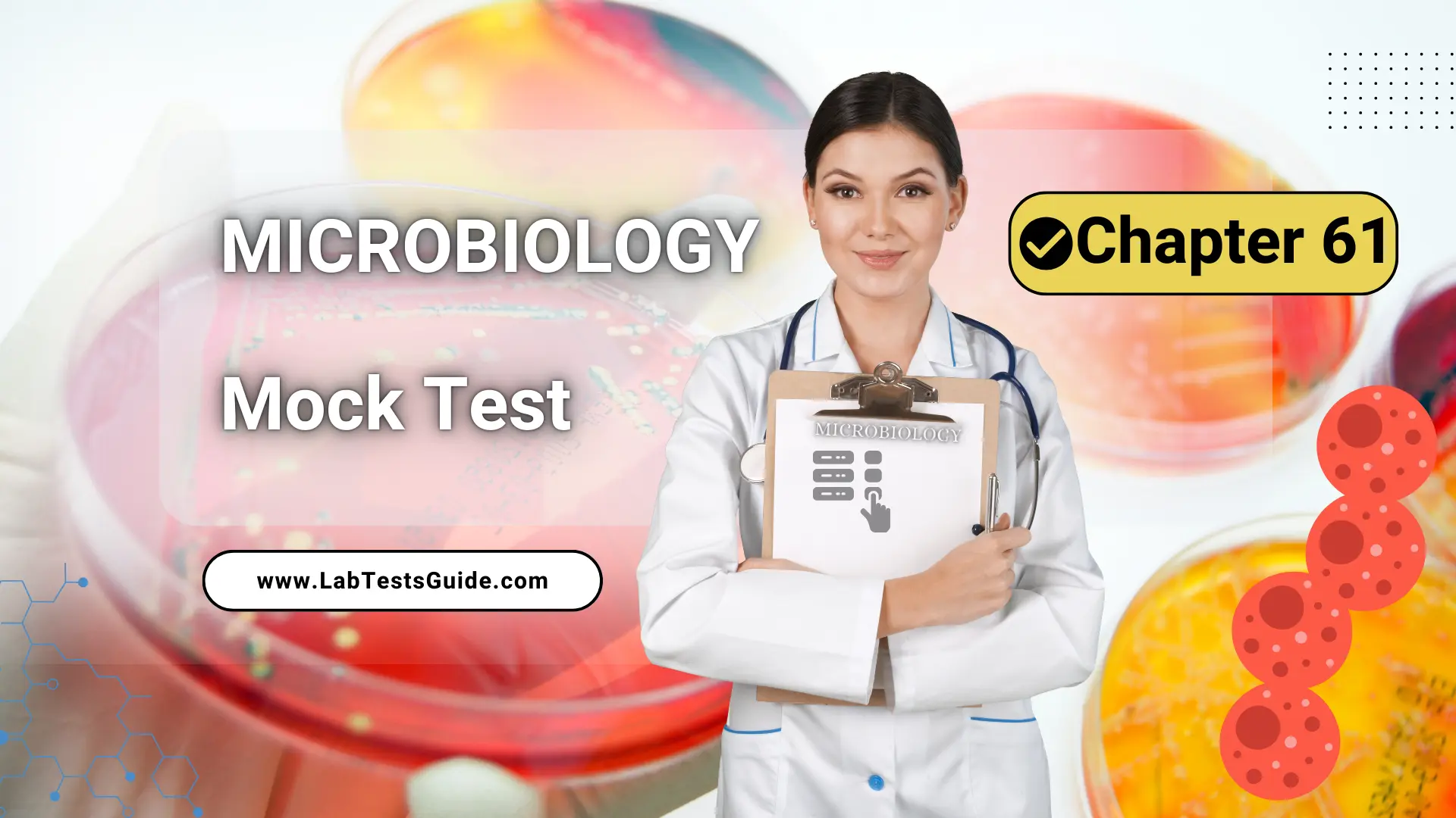Microbiology MCQs Mock Test - Chapter 61 | Lab Tests Guide