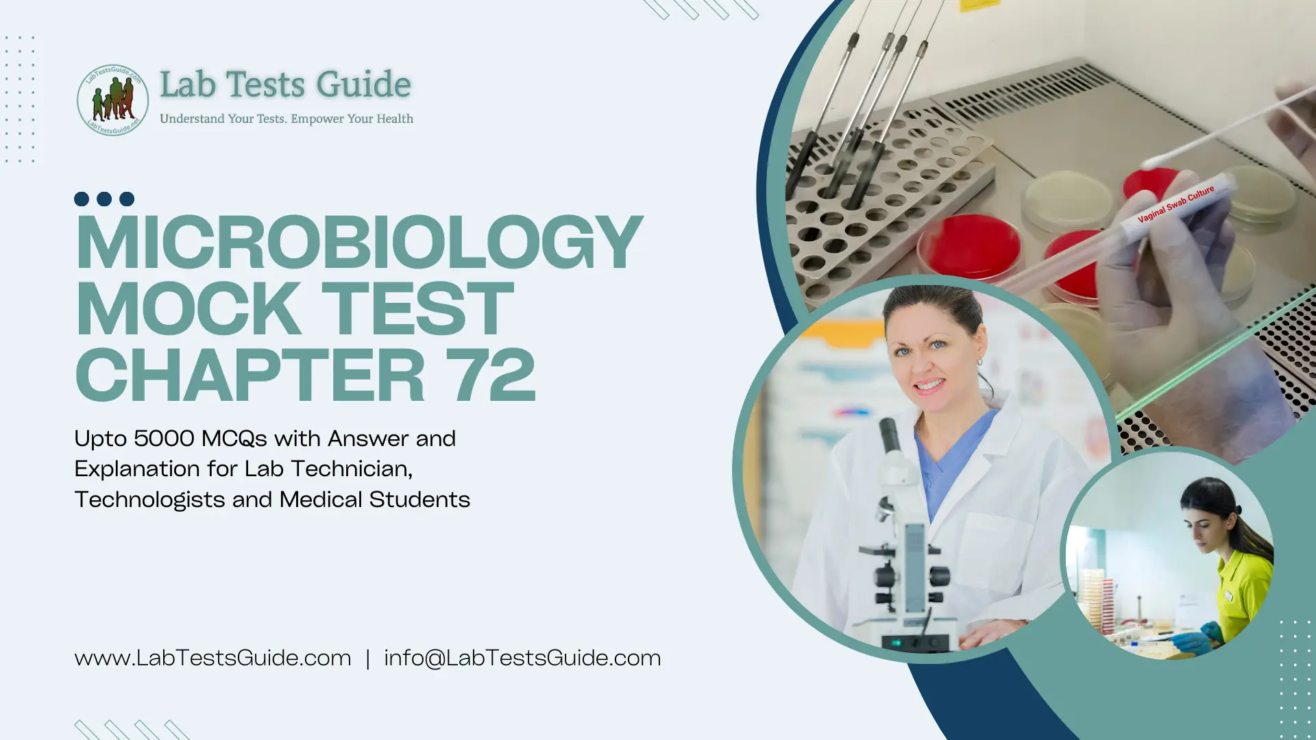 Microbiology MCQs Mock Test - Chapter 72 | Lab Tests Guide