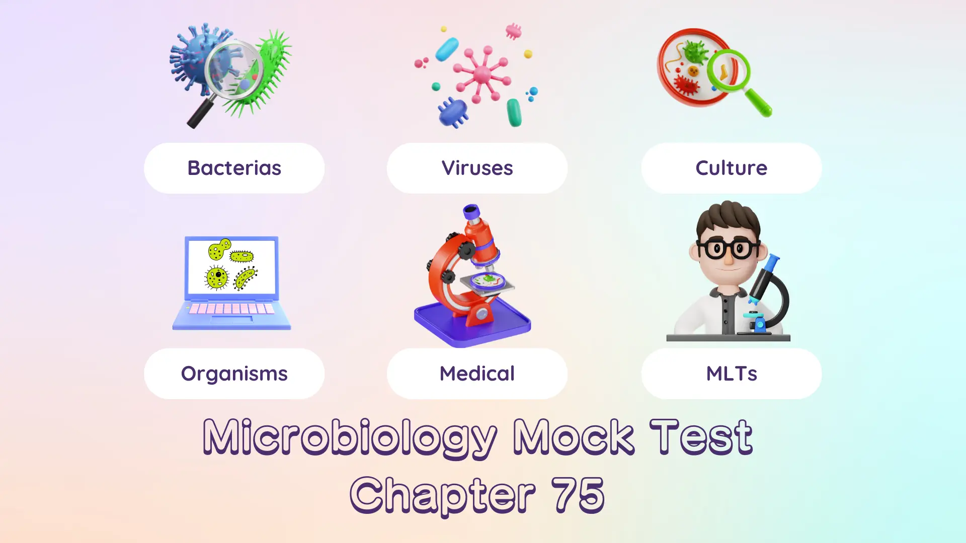 Microbiology MCQs Mock Test - Chapter 75 | Lab Tests Guide
